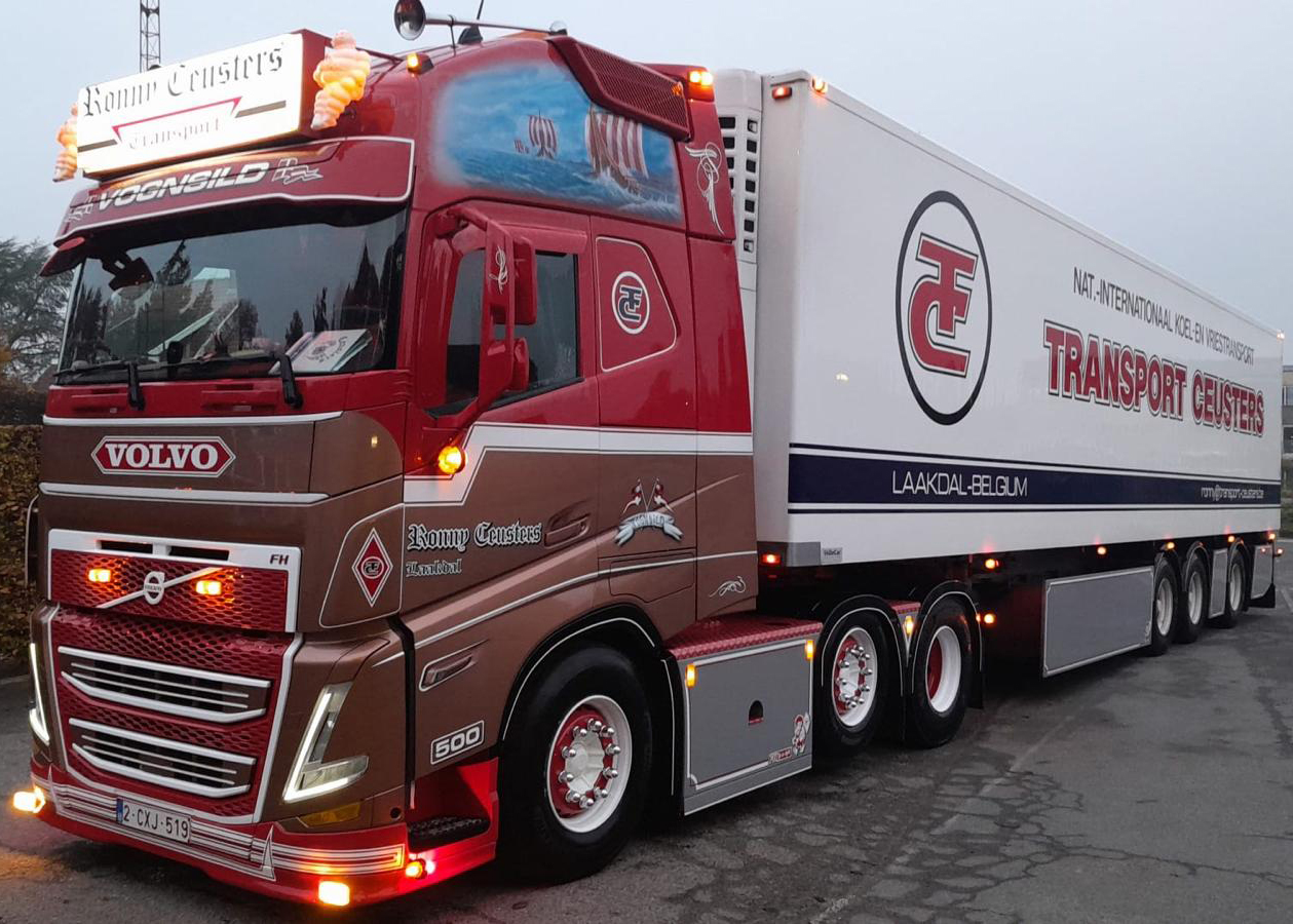 VOLVO FH5 Globetrotter XL 6x2 avec frigo 3 essieux RONNY CEUSTERS ...
