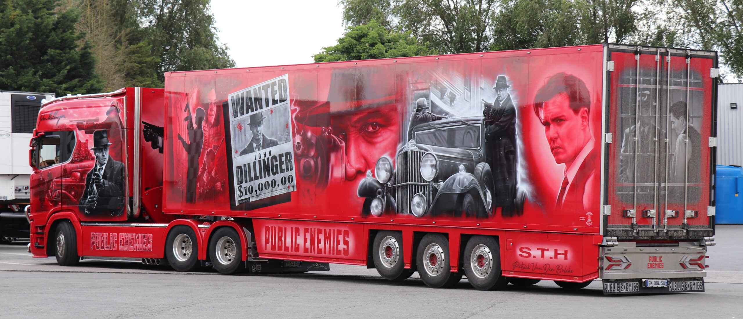 SCANIA S Longline 6x2 avec remorque frigo 3 essieux - MiniTruck.fr